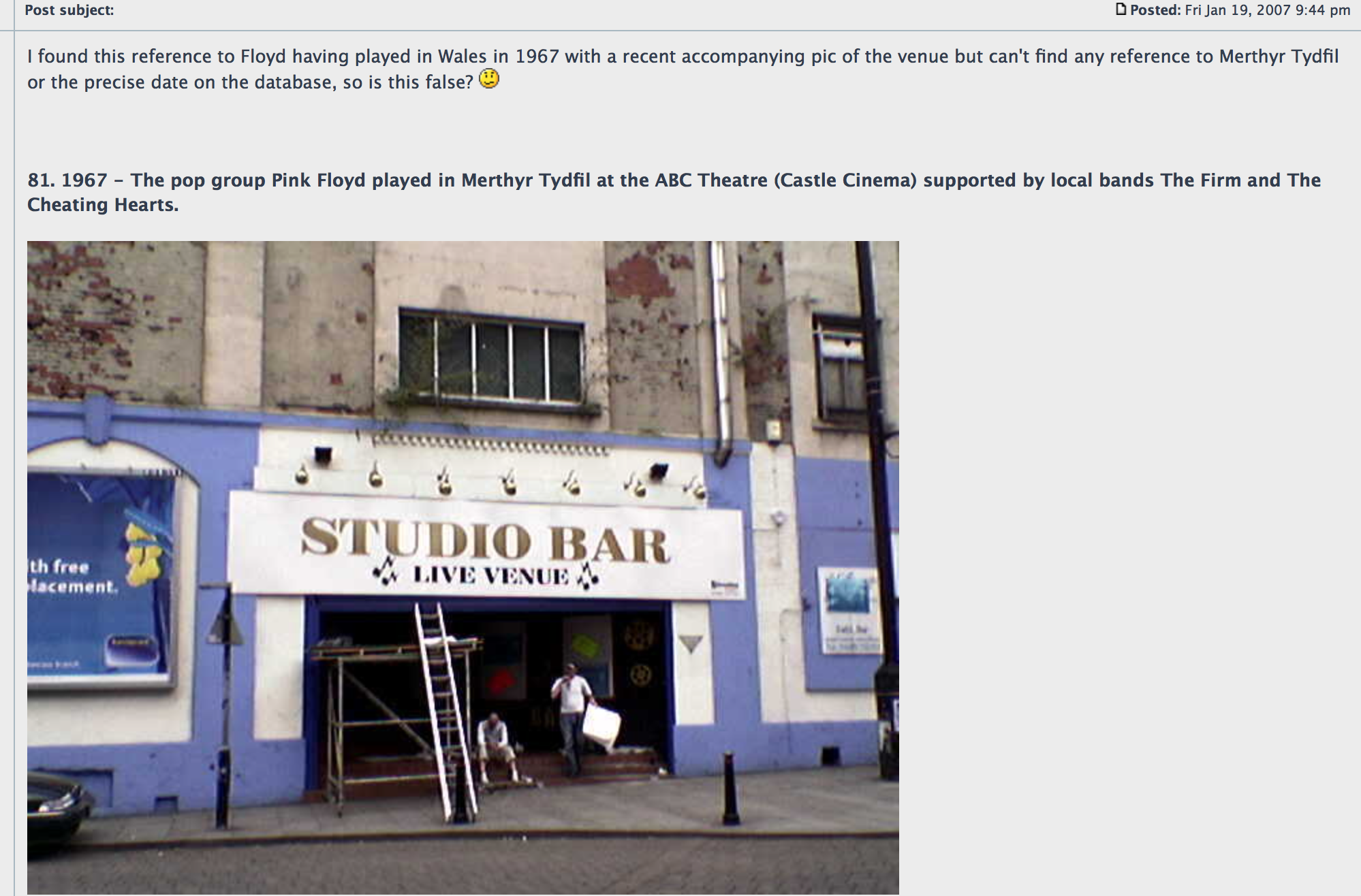 The Castle Cinema in Merthyr: Oral Memories Needed | Professor Paul ...